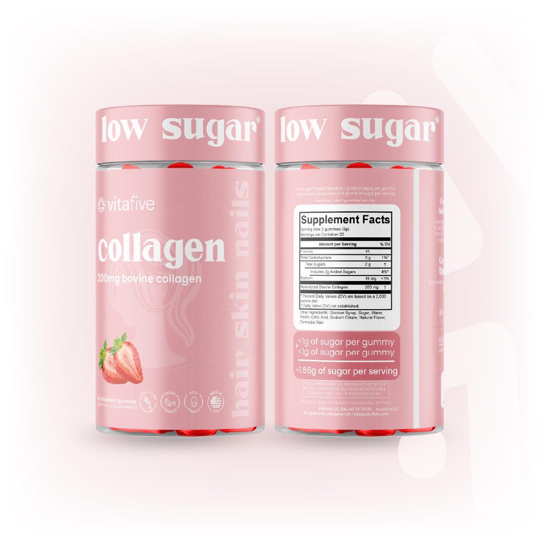 Low Sugar Bovine Collagen Gummies - Vitafive Vitamins – vitafive