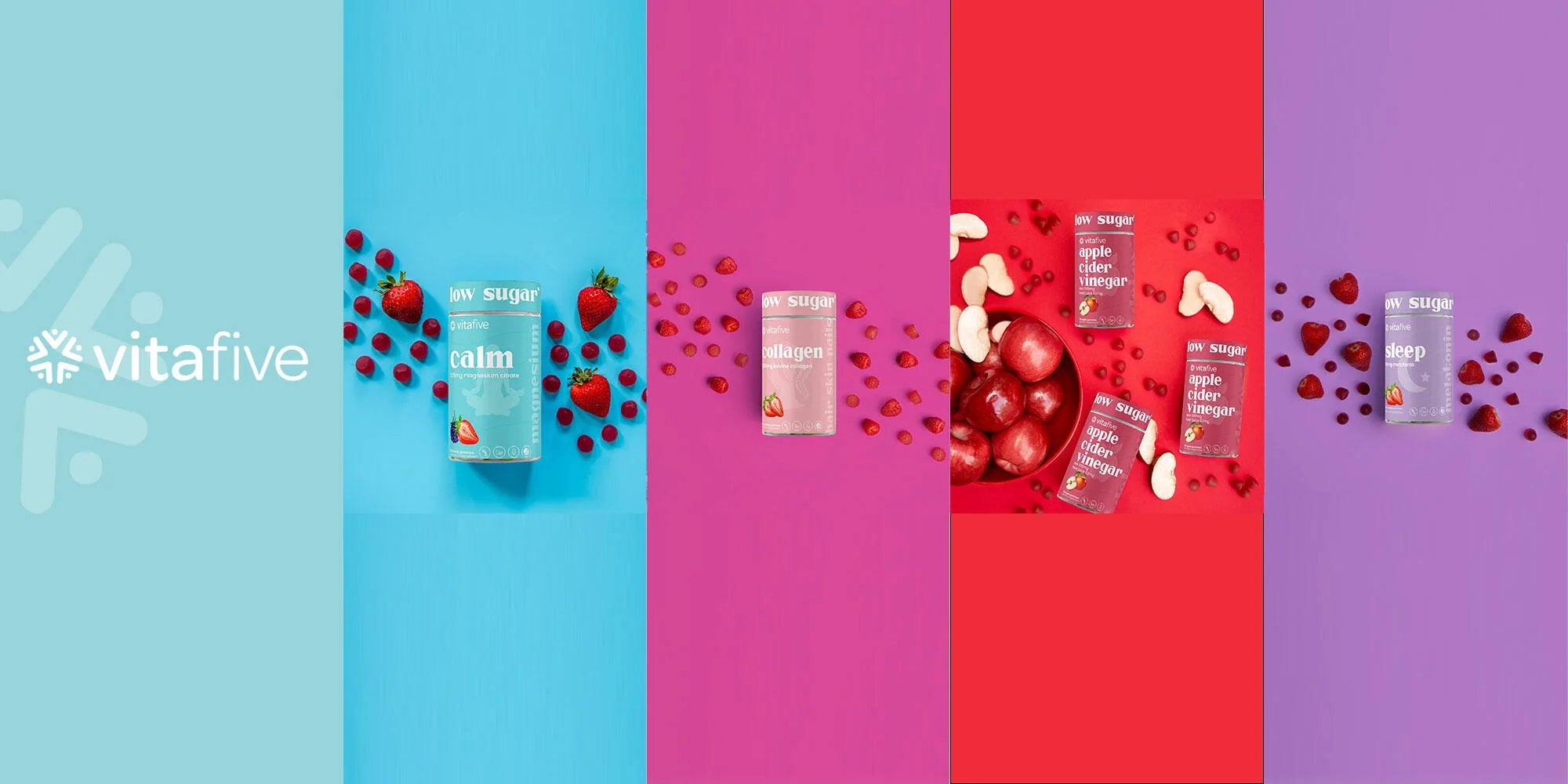 Vitafive Low Sugar, Natural Gummy Vitamins – vitafive